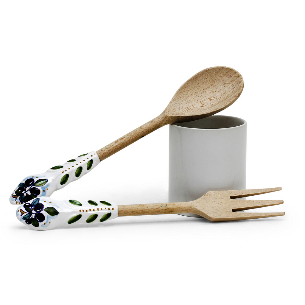 Home / Products / UTENSIL SET: OLIVE Design - Hard Wood with Hand ...